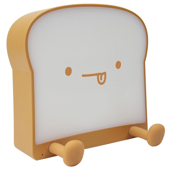 Cartoon Toast Bread Night Light Phone Stand (eat) | at Mighty Ape NZ