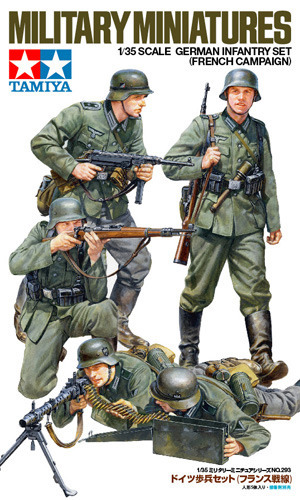 Tamiya German Infantry (French Campaign) Figure Set 1:35 Model Kit | at ...