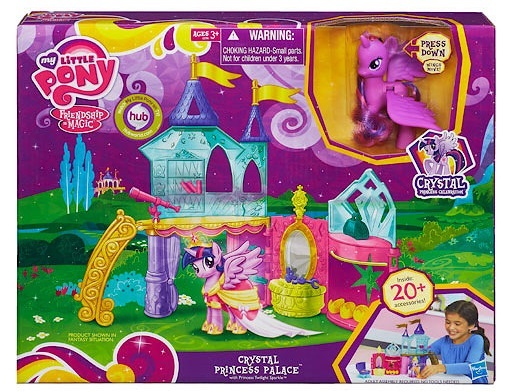 Buy My Little Pony - Crystal Princess Palace Playset at Mighty Ape NZ
