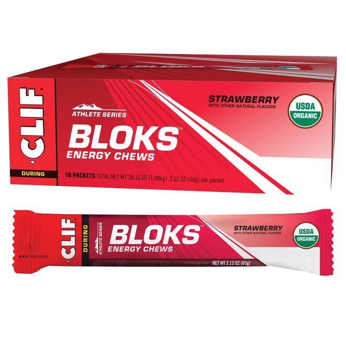 Buy Clif Bloks During-Workout Energy Chews - Strawberry at Mighty Ape NZ