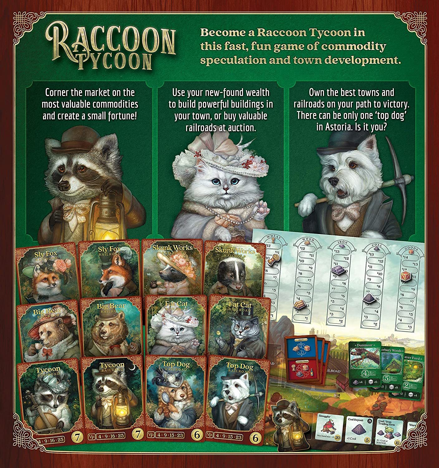 Raccoon Tycoon | Board Game | at Mighty Ape NZ