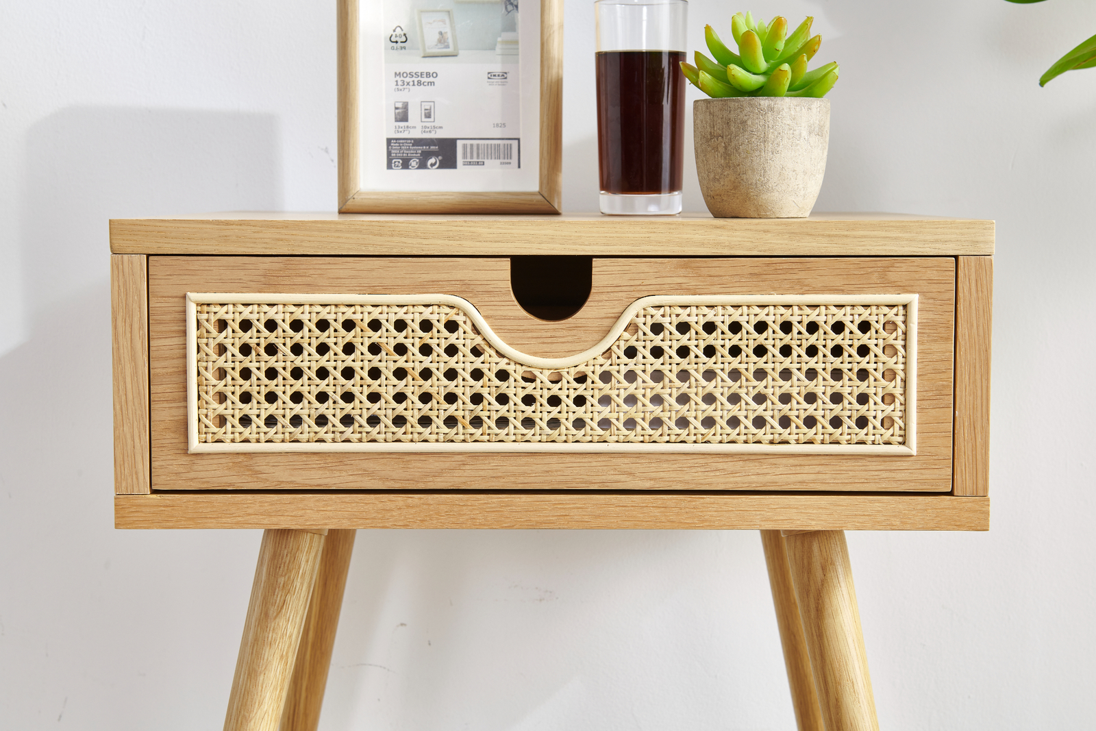 Buy Fraser Country Natural Rattan Bedside Table at Mighty Ape NZ