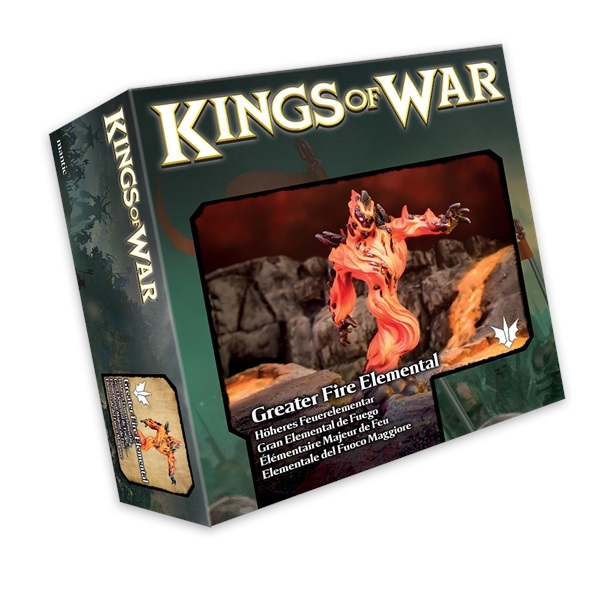 Kings of War Forces of Nature Greater Fire Elemental | at Mighty Ape NZ