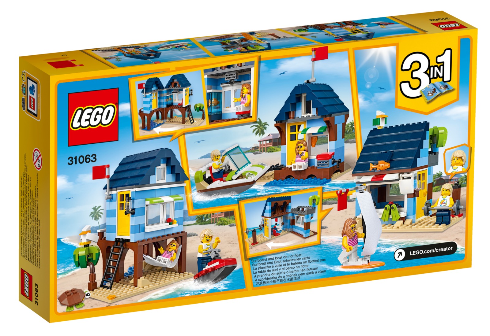 Buy LEGO Creator: Beachside Vacation (31063) at Mighty Ape NZ