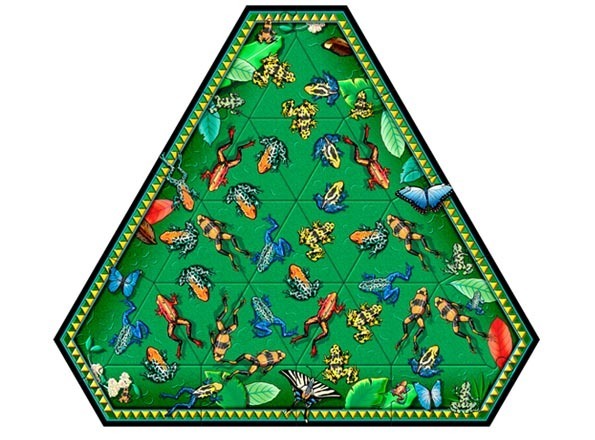 Triazzle Classic Puzzle - Frogs | Board Game | at Mighty Ape NZ