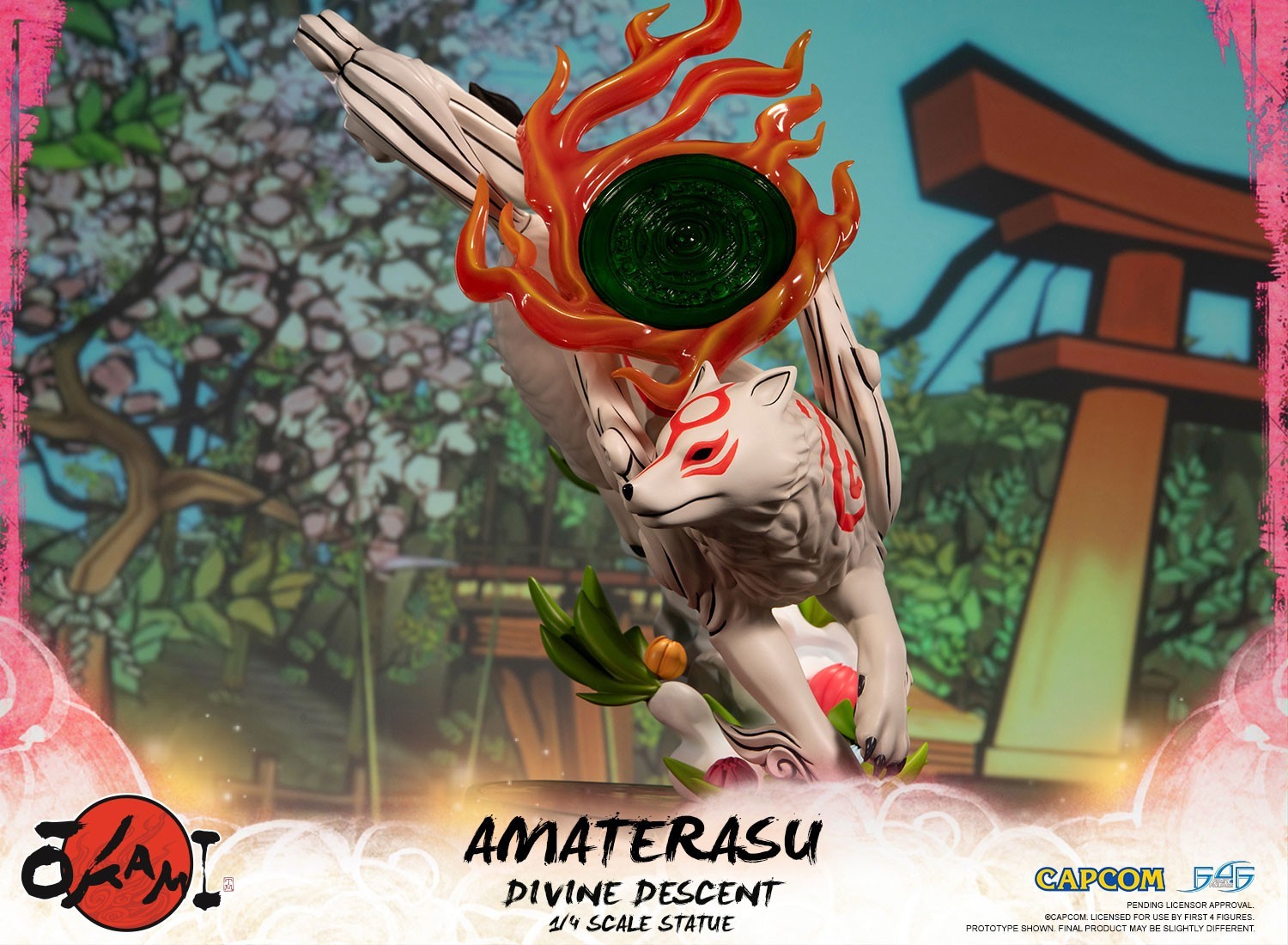 Amaterasu: Divine Descent - 17.5" Premium Statue | at Mighty Ape NZ