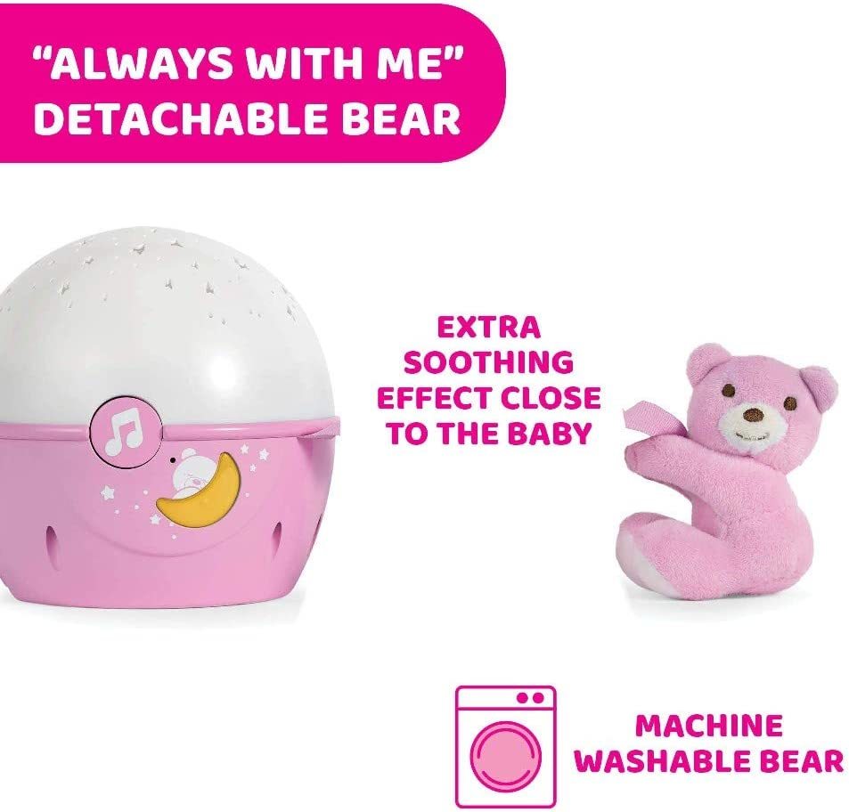 Buy Chicco: Next2Stars Projector - Pink at Mighty Ape NZ