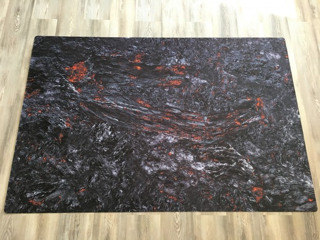 UrbanMatz Lava Neoprene Gaming Mat (6x4) | at Mighty Ape Australia