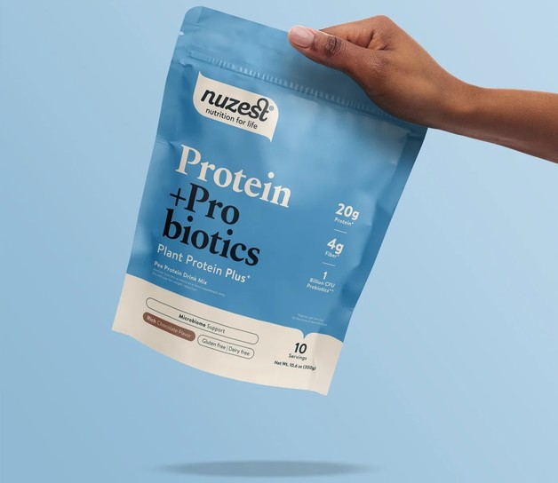 Buy Nuzest Protein + Probiotics 300g Pouch (10 servings) Rich Chocolate at Mighty Ape NZ