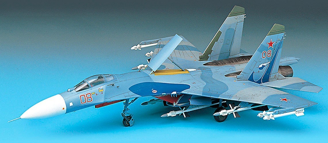 Academy SU-27 Flanker B 1/48 Model Kit | at Mighty Ape NZ