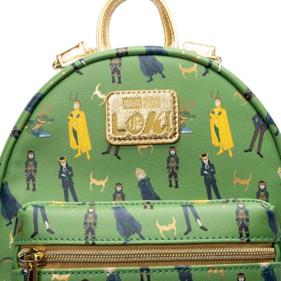 Loungefly: Loki (TV) - Loki Print Mini Backpack | at Mighty Ape NZ