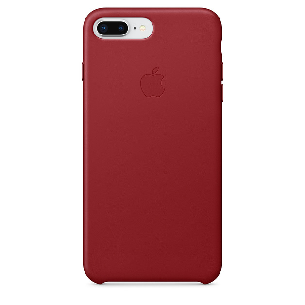 iPhone 8 Plus Leather Case - (PRODUCT)Red | at Mighty Ape NZ