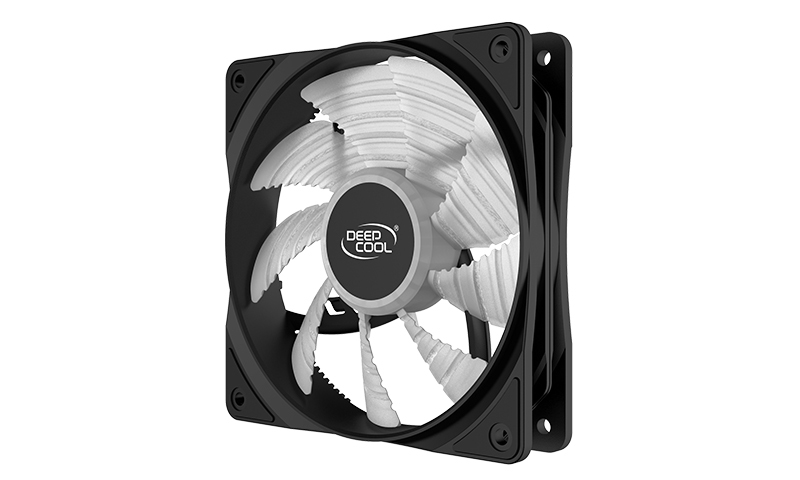 Deepcool RF120B 12CM High Brightness LED Case Fan - Blue | at Mighty Ape NZ