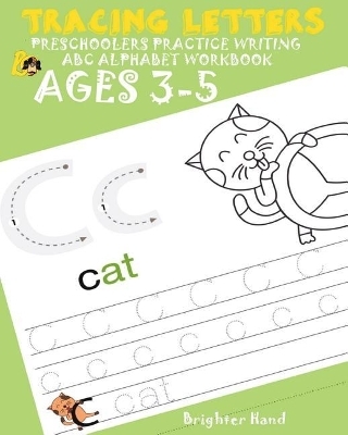 Tracing Letter Preschoolers*Practice Writing ABC Alphabet*Workbook Kids ...