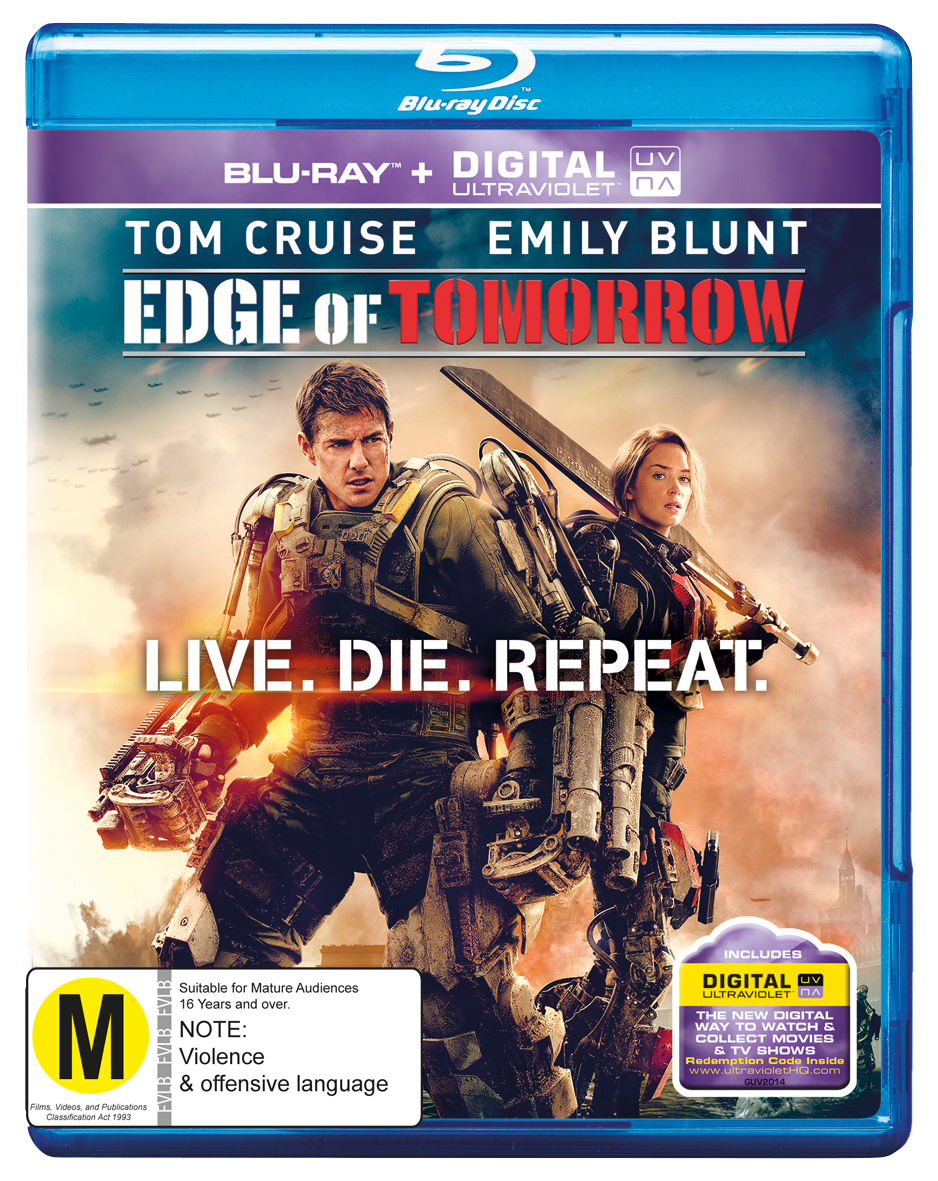 Edge Of Tomorrow Blu Ray Cover