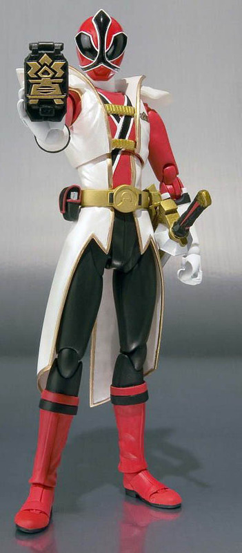 Samurai Sentai Shinkenger S.H. Figuarts Super Shinken Red Action Figure ...
