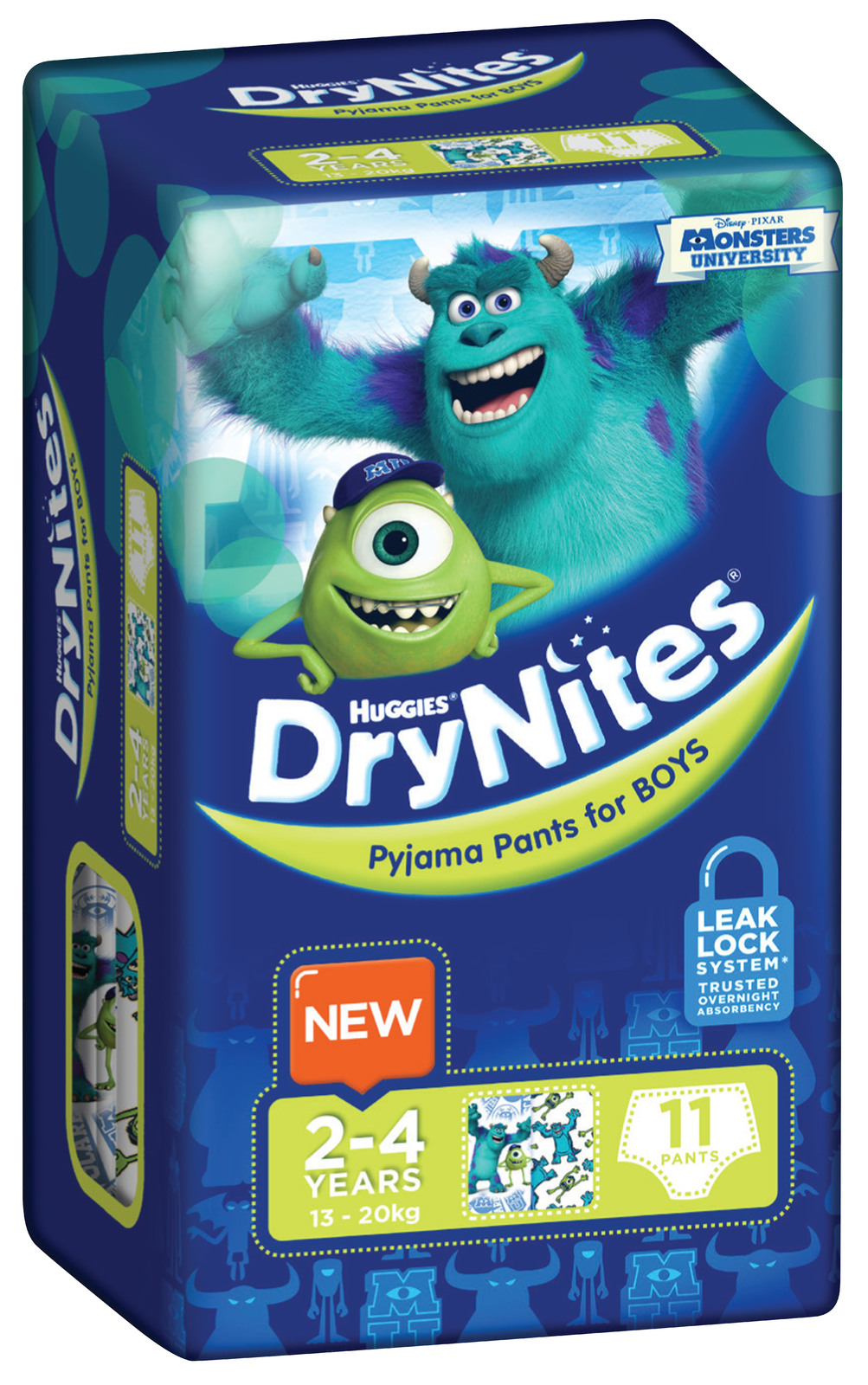 Buy Huggies DryNites - 2-4yrs Boys 13-20Kgs - (11) at Mighty Ape NZ