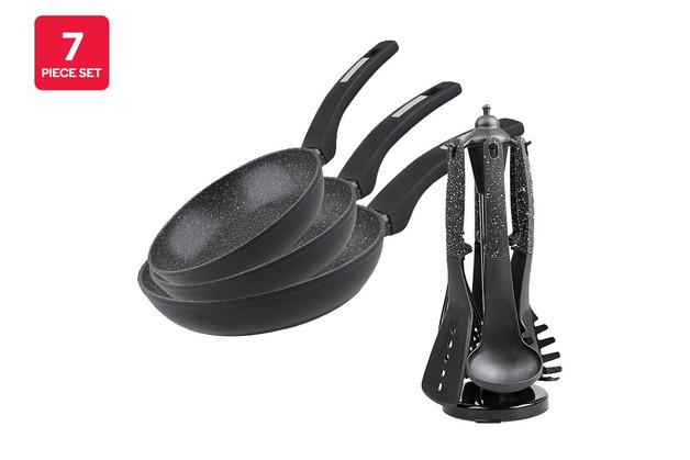 Carl Schmidt Sohn Marburg 7pcs Cookware Set Non Stick Marble Stone ...