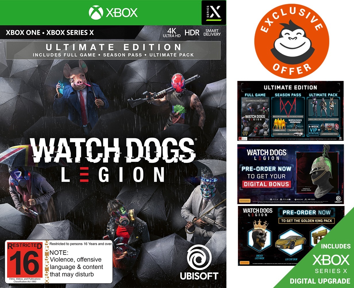 Watch Dogs Legion Ultimate Edition | Xbox Series X, Xbox One | Buy Now ...