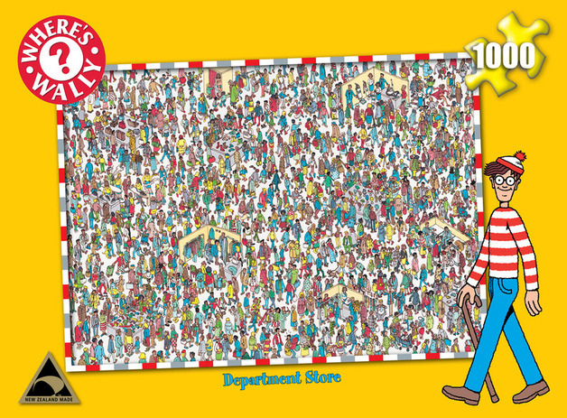 Where's Wally 1000pc Jigsaw Puzzle - Department Store | Board Game | at ...