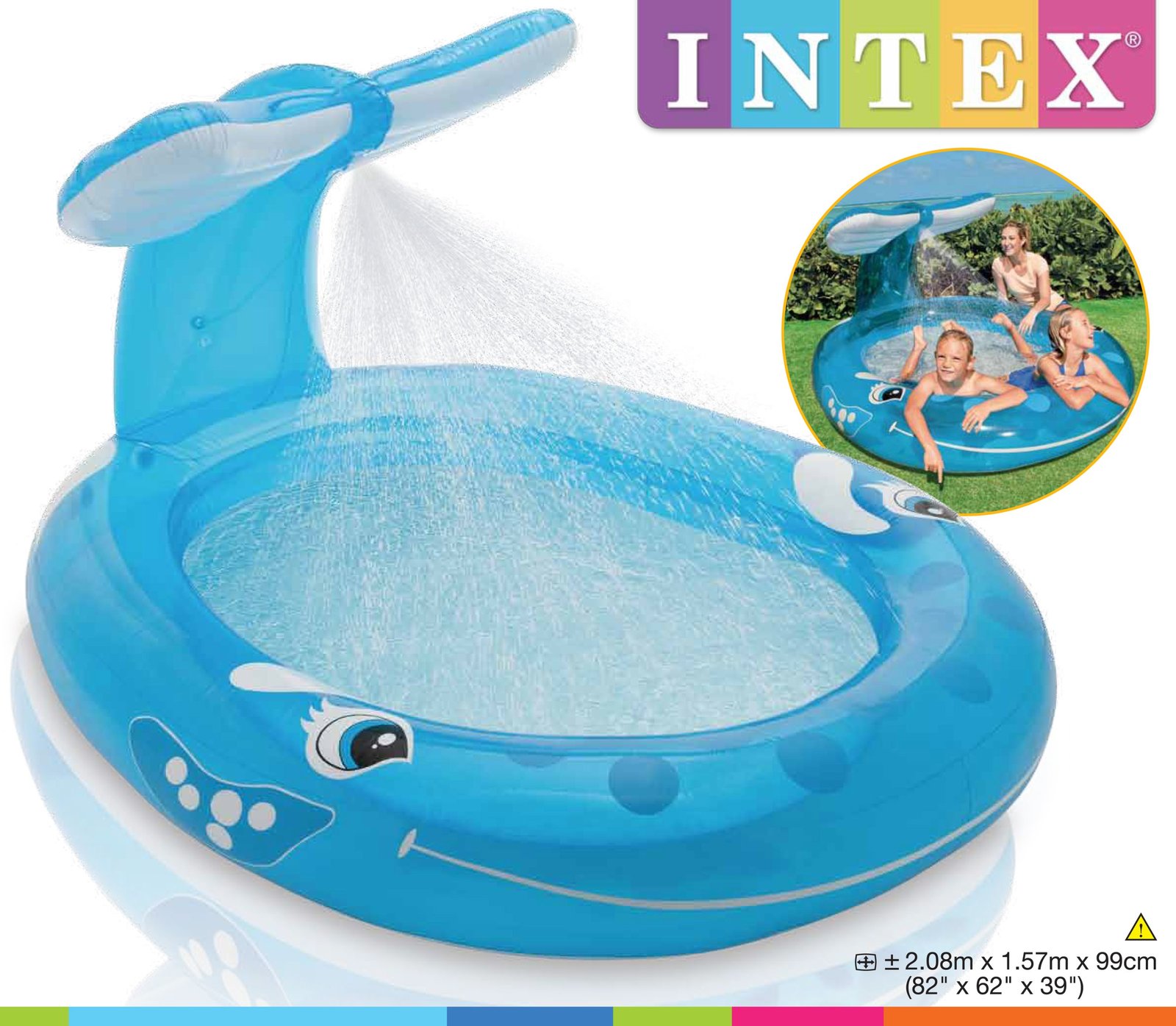 Buy Intex: Whale Spray Pool at Mighty Ape Australia