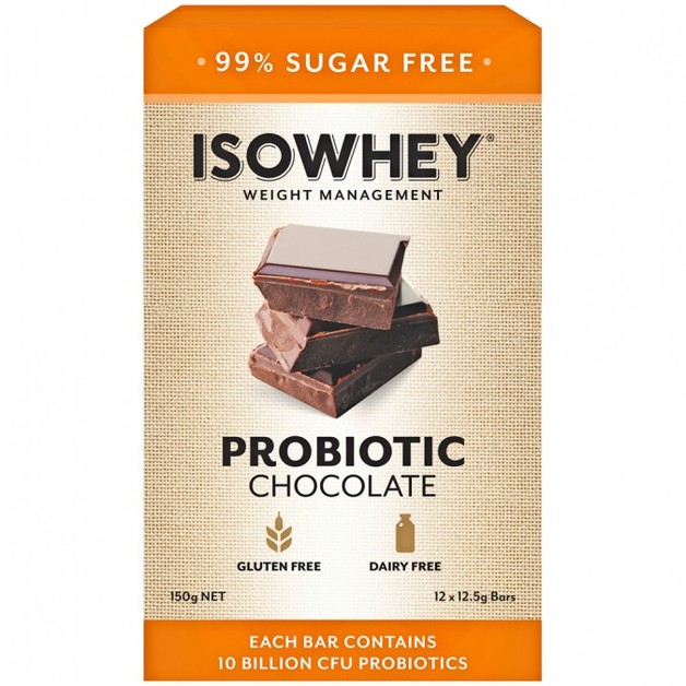 Buy IsoWhey Probiotic Chocolate (12x12.5g) at Mighty Ape NZ