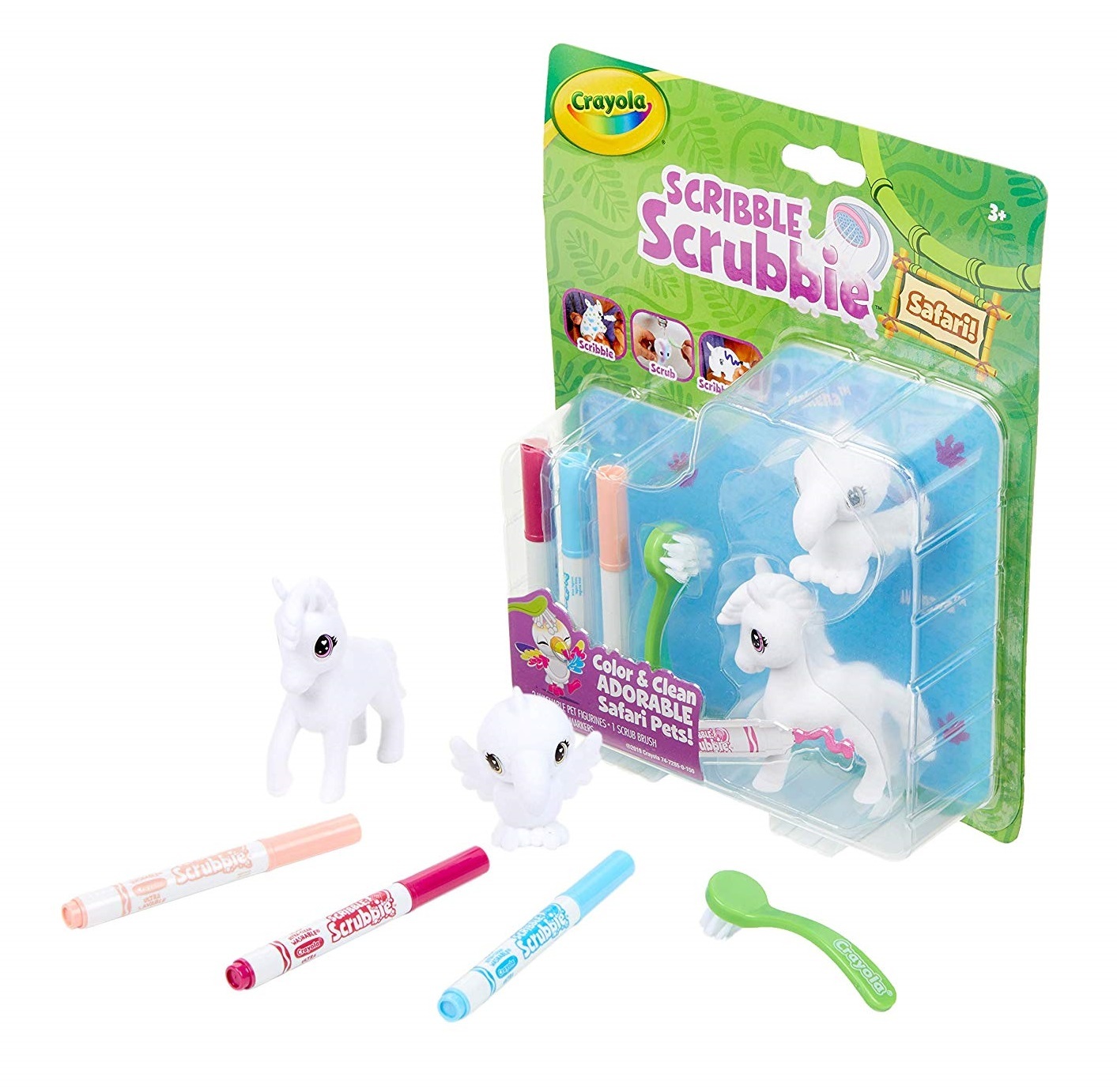 Buy Crayola: Scribble Scrubbies - Safari Pet Pack at Mighty Ape NZ