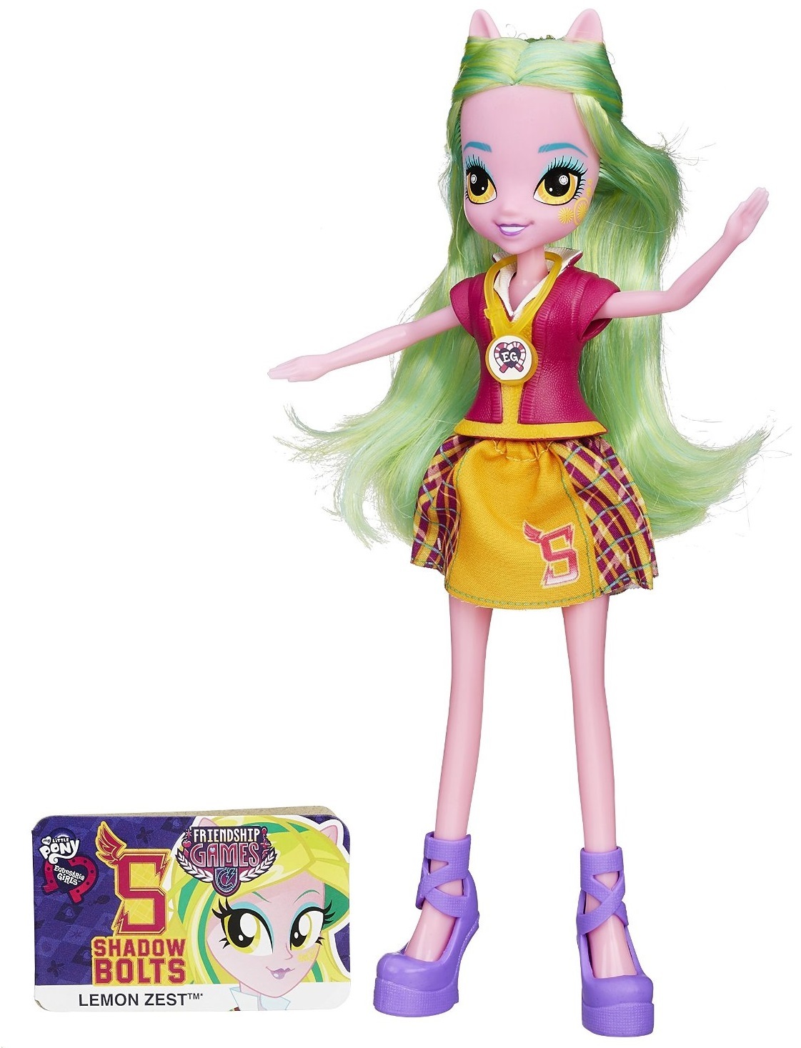 Buy MLP: Equestria Girls - Lemon Zest Friendship Games Doll at Mighty ...