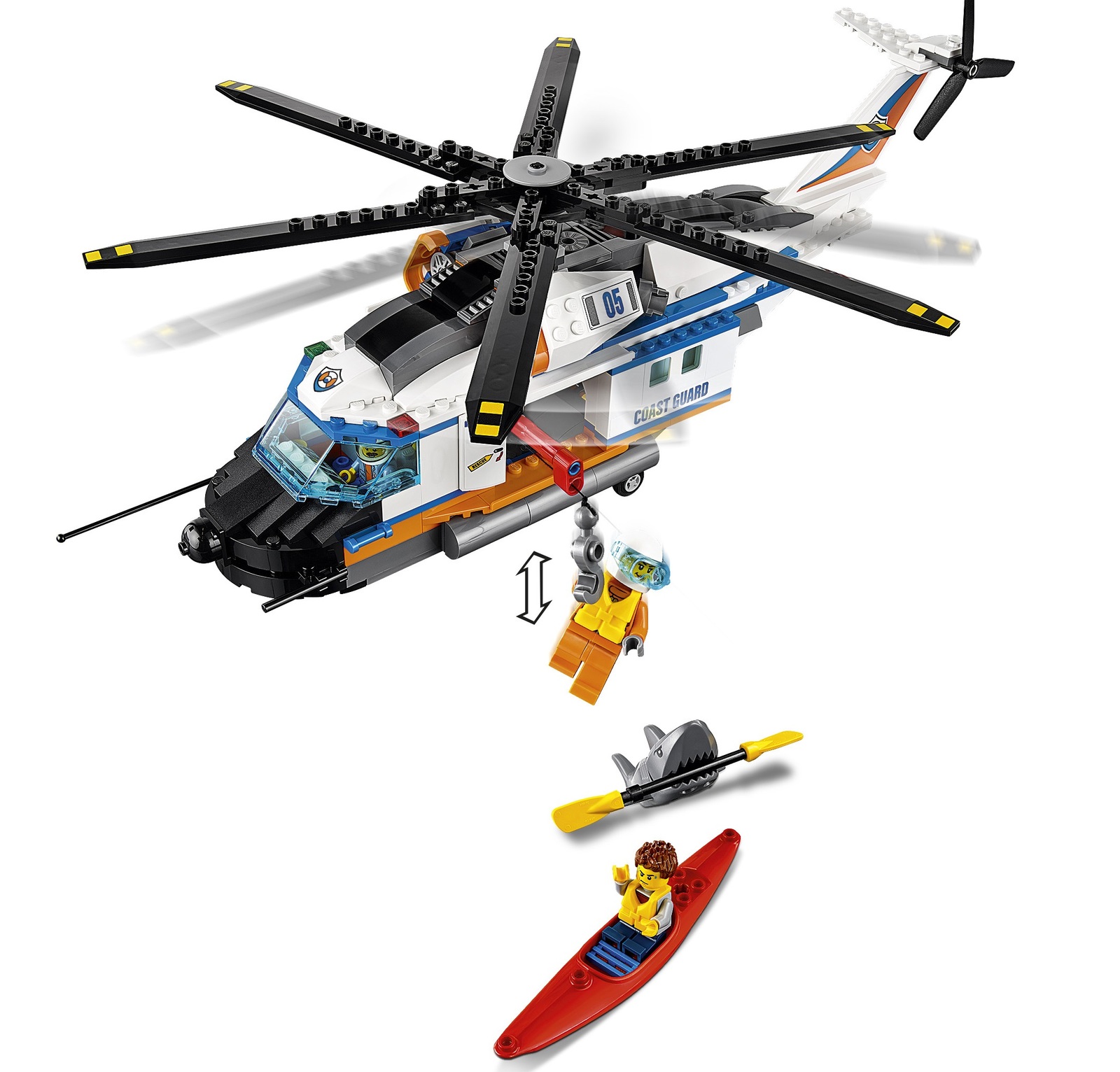 Buy LEGO City - Heavy-duty Rescue Helicopter (60166) at Mighty Ape ...