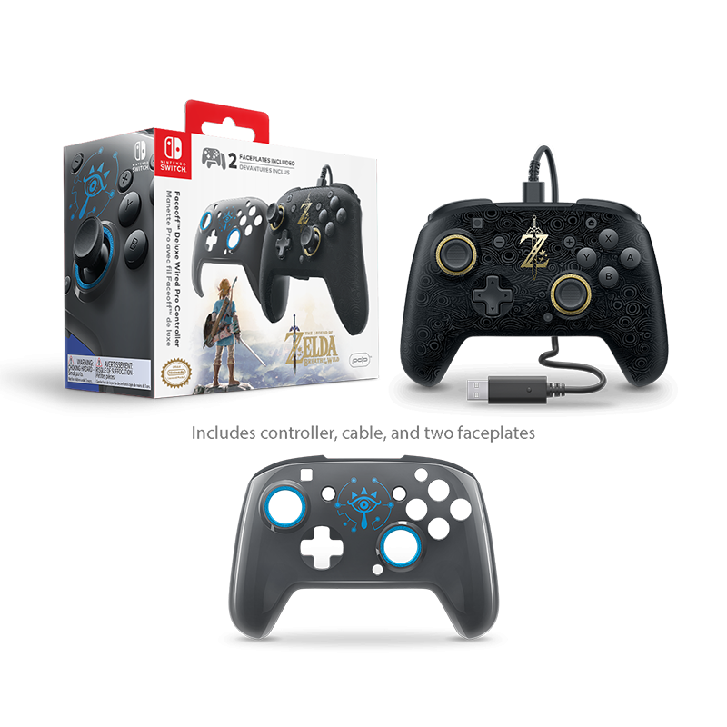 PDP Faceoff Wired Pro Controller for Switch - Zelda | Switch | Buy Now ...