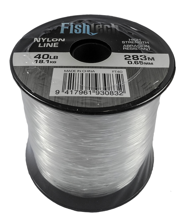 Buy Fishtech 1/4 Pound Nylon Spool 40lb 283m at Mighty Ape NZ