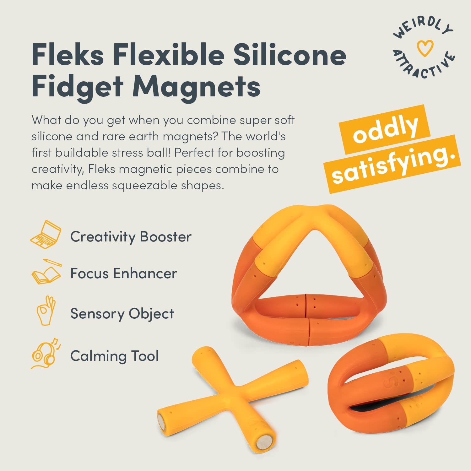 Buy Fleks Silicone Fidget Magnets Desk Toy at Mighty Ape NZ