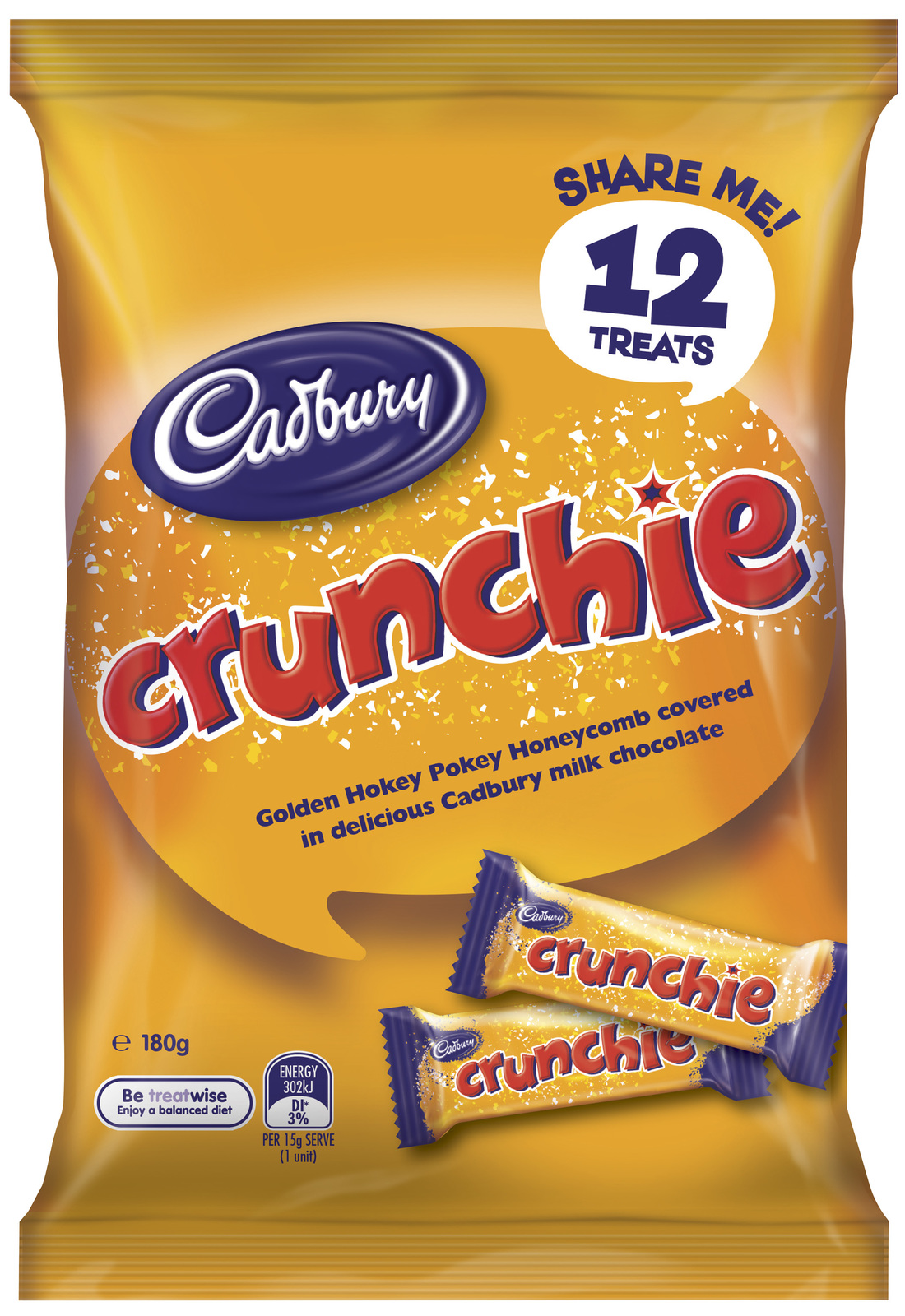 Cadbury: Crunchie Sharepack (180g) | at Mighty Ape NZ