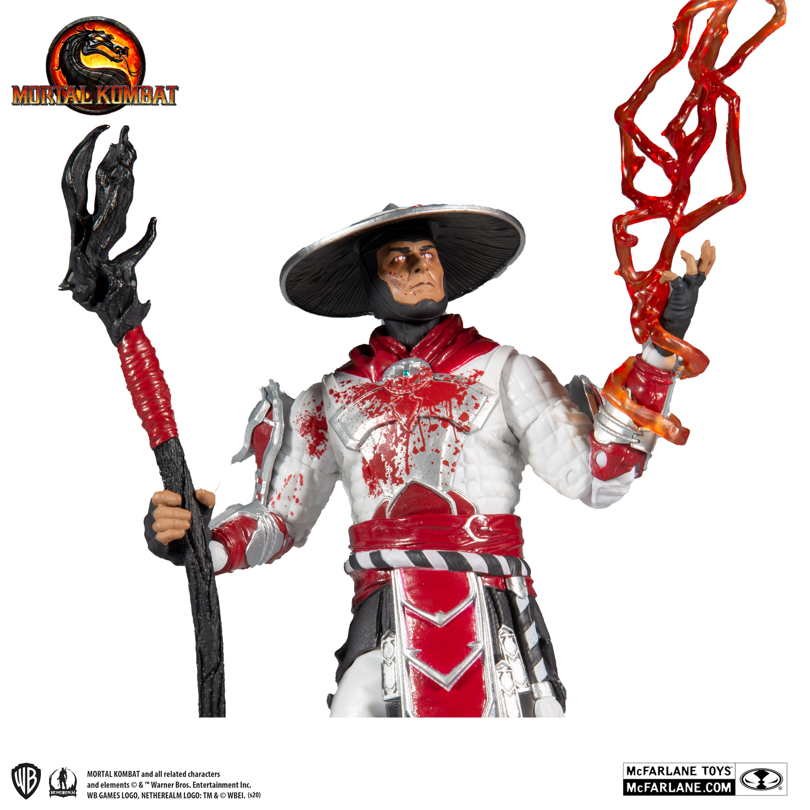 Raiden (Bloody White-Hot Fury Skin) - 7" Action Figure | at Mighty Ape ...