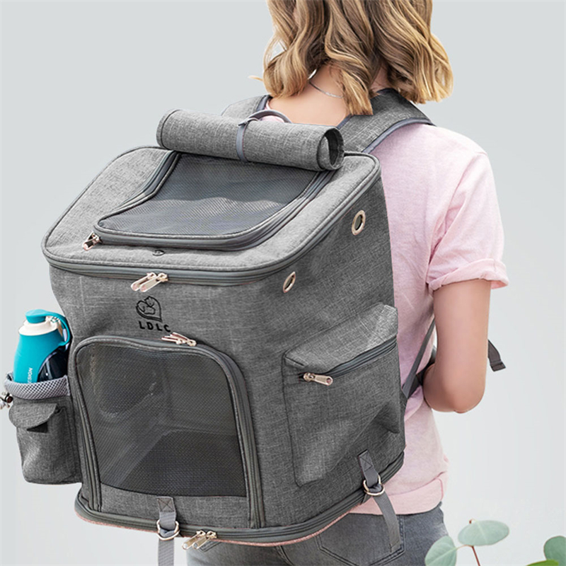 Buy PETSWOL Foldable Outdoor Pet Travel Backpack - Grey at Mighty Ape NZ