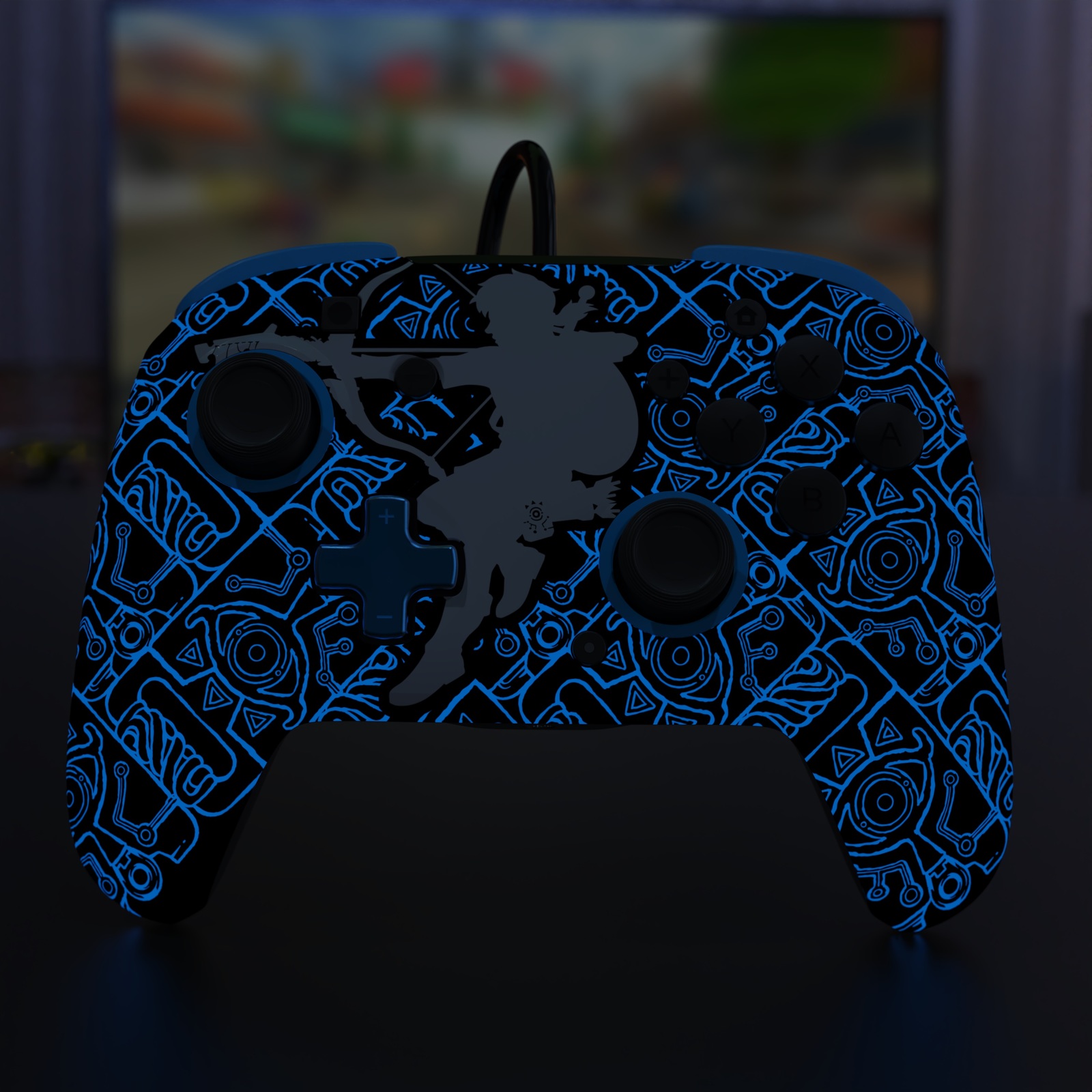 Nintendo Switch Rematch Wired Controller (Link Glow in the Dark ...