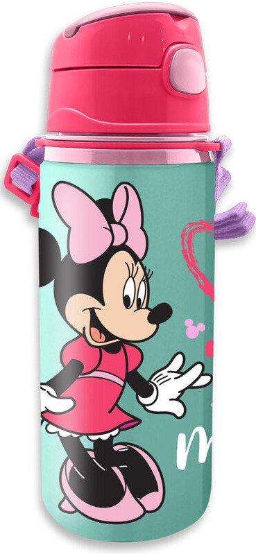 Disney: Minnie Mouse Aluminium Bottle 600ml | at Mighty Ape NZ