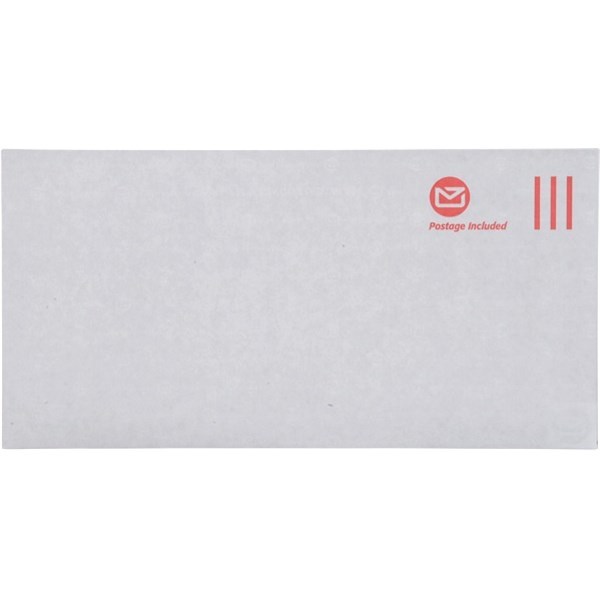 Buy NZ Post Postage Included Envelopes DLE - White (Pk25) at Mighty Ape NZ
