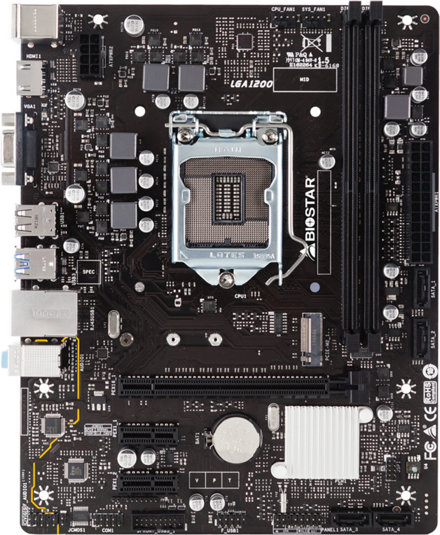 BIOSTAR H410MH Motherboard | at Mighty Ape NZ