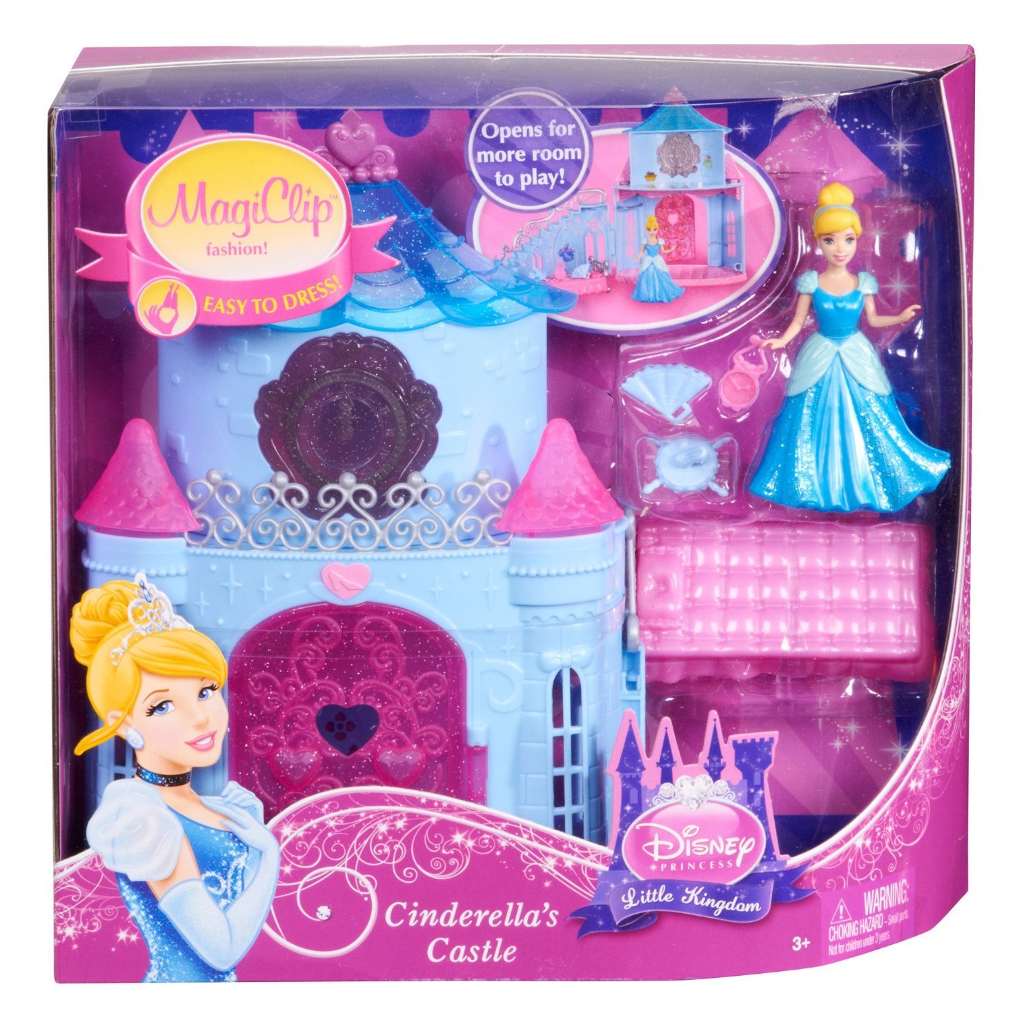 Buy Disney Princess MagiClip Cinderella Playset at Mighty Ape NZ