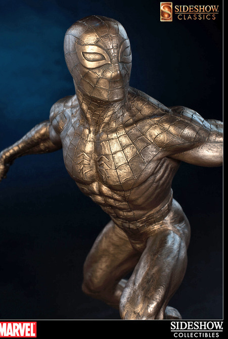 Spider-Man Cold Cast Bronze Statue - Sideshow Classics | at Mighty Ape NZ