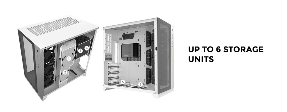 Lian Li PC-O11 Dynamic Tempered Glass Chassis - White | at Mighty Ape NZ