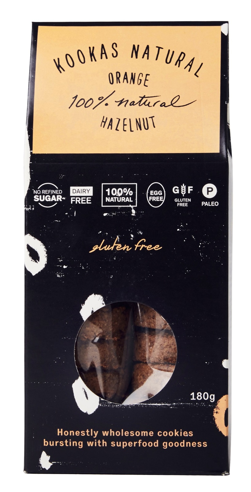 Kooka's Natural Biscuits – Orange Hazelnut (Gluten-Free) | at Mighty Ape NZ