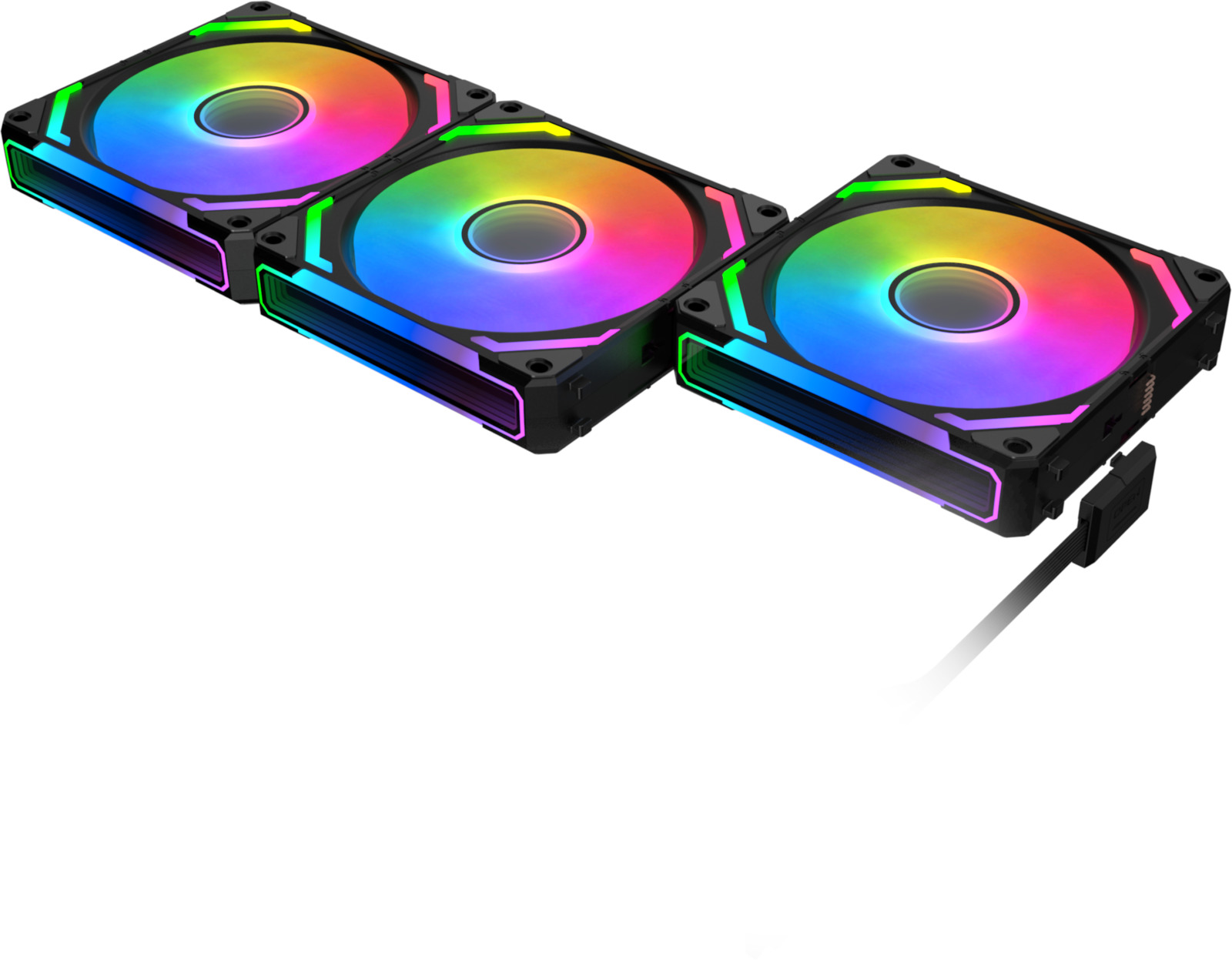 120mm Xigmatek Starlink Ultra ARGB Smart Link Fan Kit | at Mighty Ape NZ