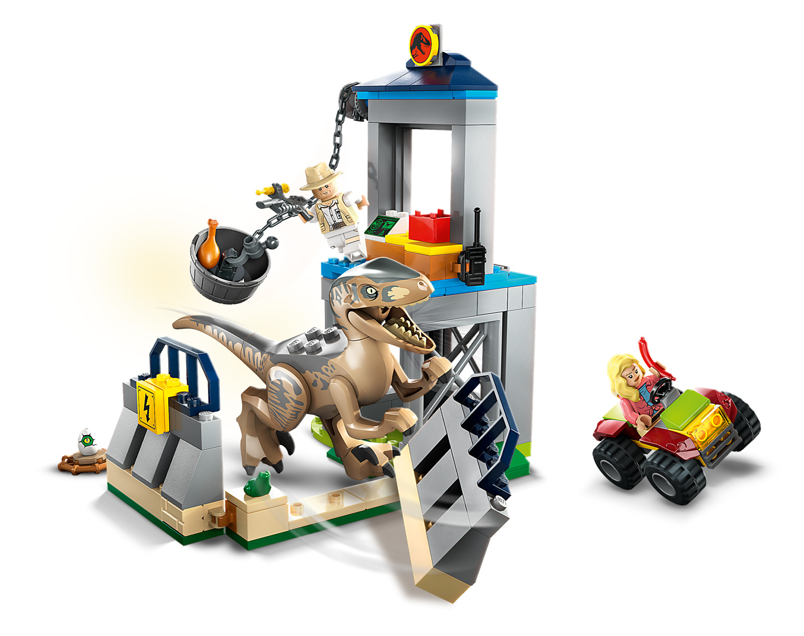 Buy LEGO Jurassic World - Velociraptor Escape at Mighty Ape NZ