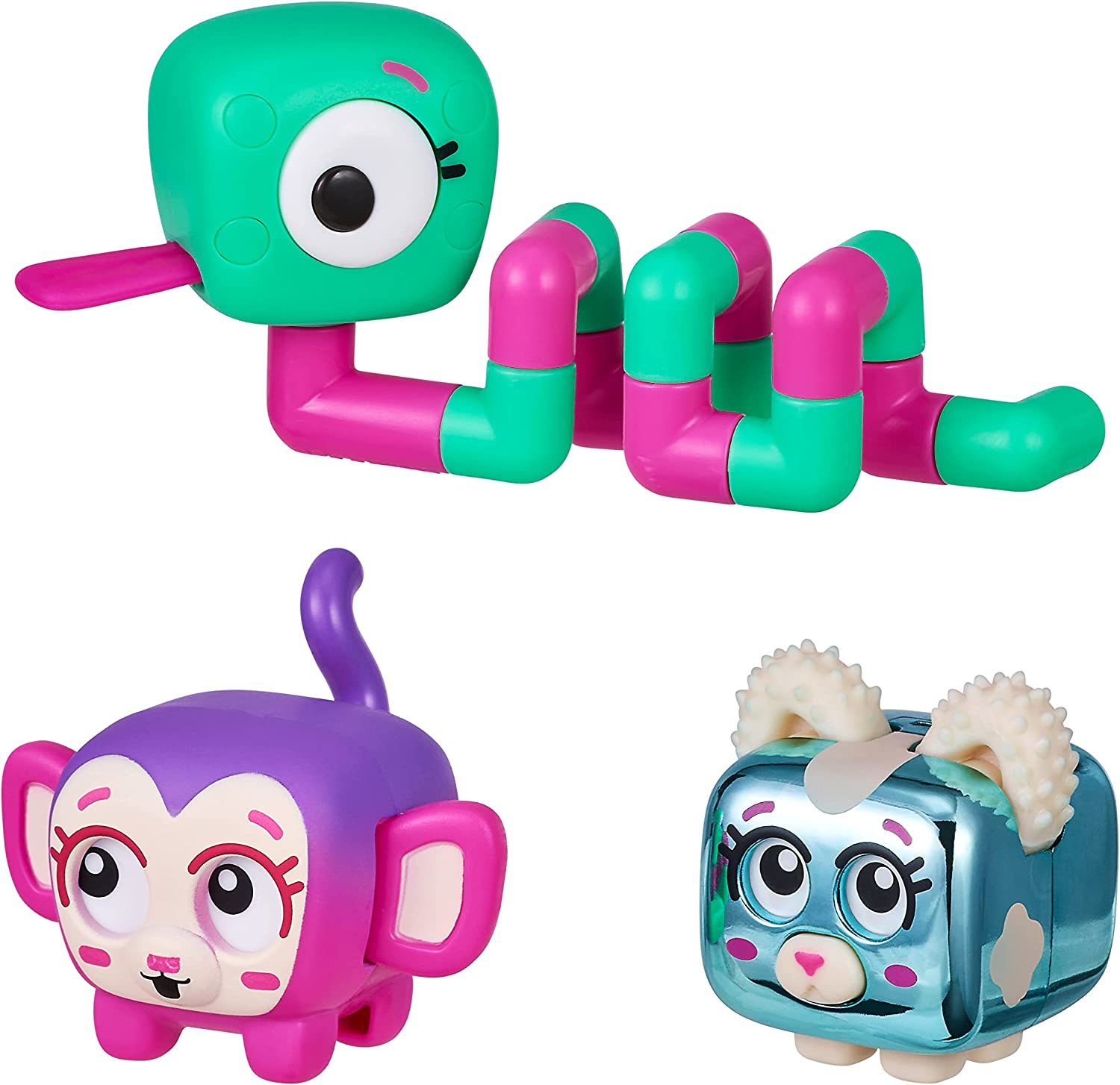 Buy Little Live Pets: Squirkies 3-Pack - Clickety Cat at Mighty Ape NZ