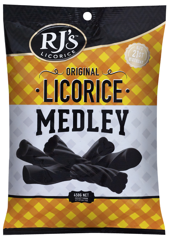 RJs Original Licorice Medley (450g) | at Mighty Ape NZ