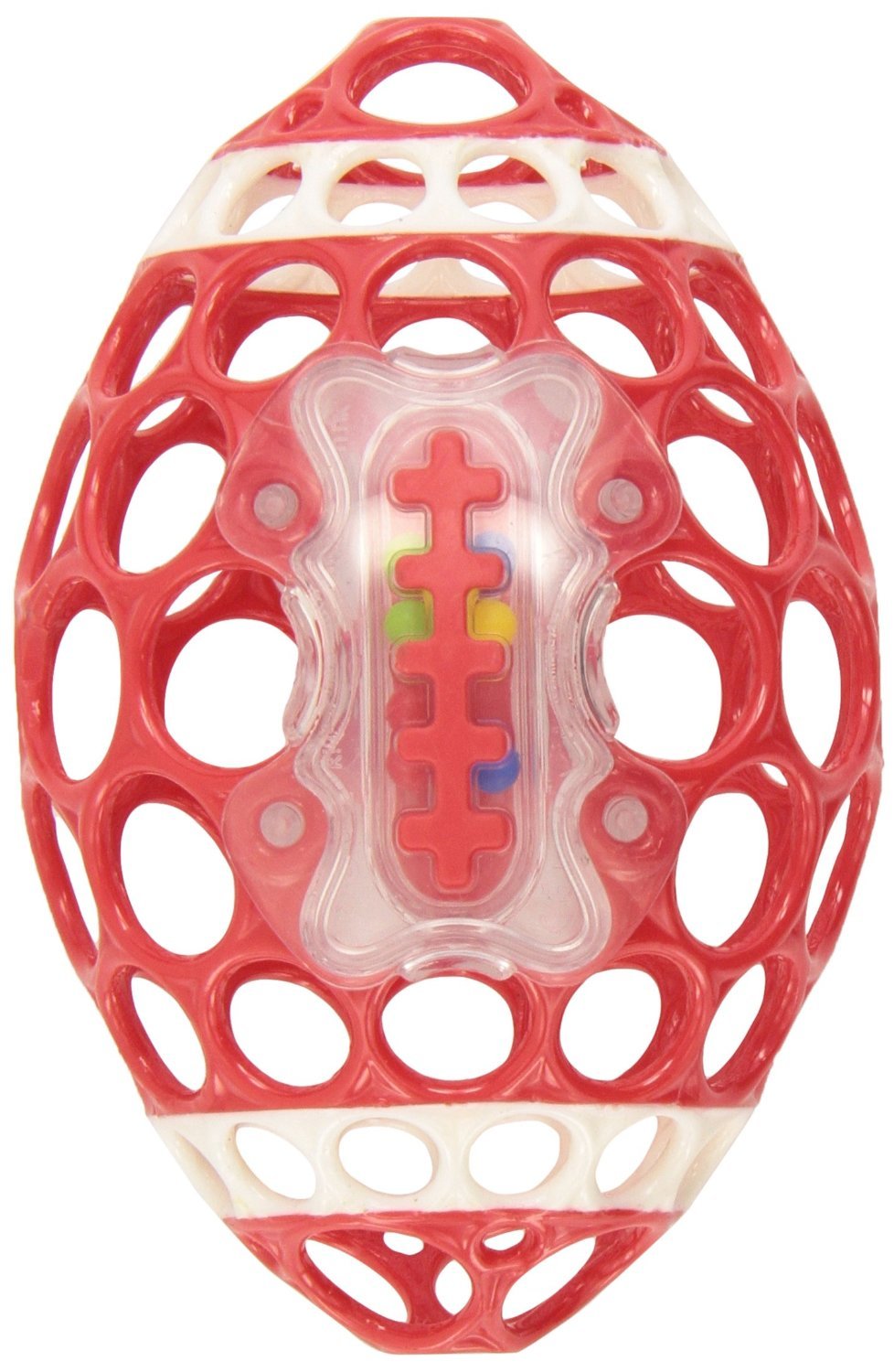 Buy Oball: Grab n Rattle Football - Red at Mighty Ape NZ