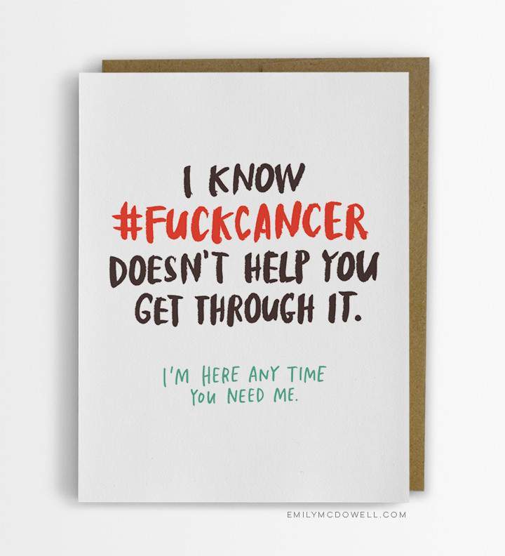 Buy Emily McDowell - Cancer Hashtag Empathy Card at Mighty Ape NZ