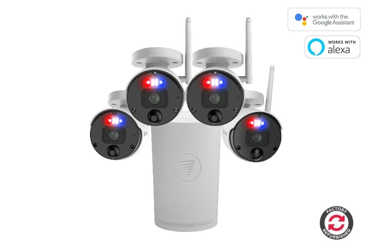 Swann Enforcer 4 Channel 4 x 4K Wireless Cameras Security System ...